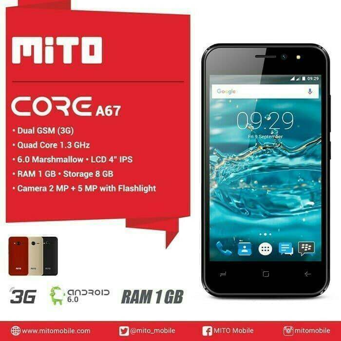MITO A67 RAM 1GB ROM 8GB GARANSI RESMI | Lazada Indonesia