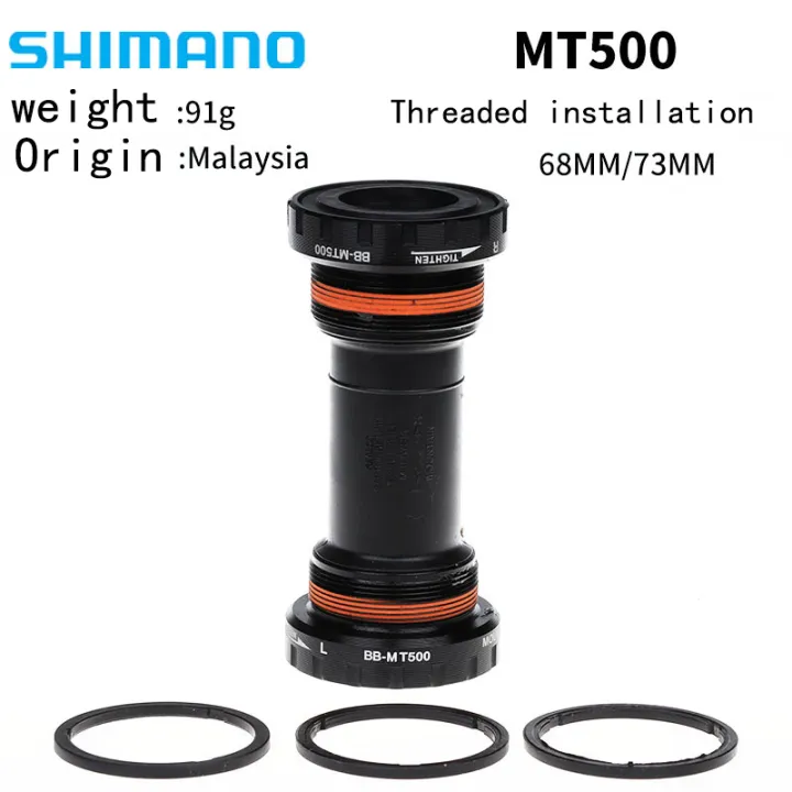Shimano Deore SM BB52 MT500 Hollowtech II Bottom Bracket Mountain Bike 68 73mm Bearing Bicycle ...