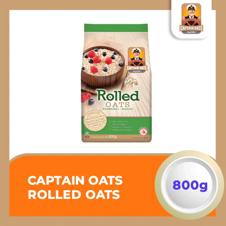 Captain Oats Rolled Oats 800g | Lazada PH