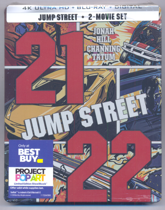 Jump Street 2 Movie Set Steelbook 4K - Action Drama [ Blu-Ray ] | Lazada