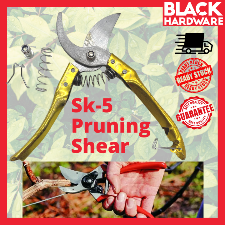 Black Hardware SK-5 Potong Dahan Pruning Shear Trimmer Garden Plant ...