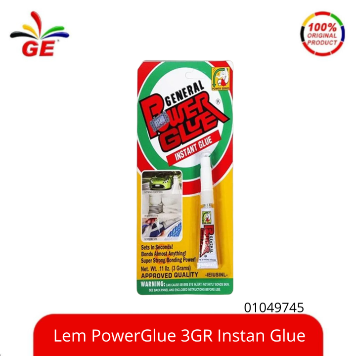 Lem Power Glue Instan Glue 3g - 01049745 | Lazada Indonesia