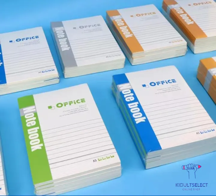 A5 Size Exercise notebook Lined Office Supplies Soft Copy Record Book ...