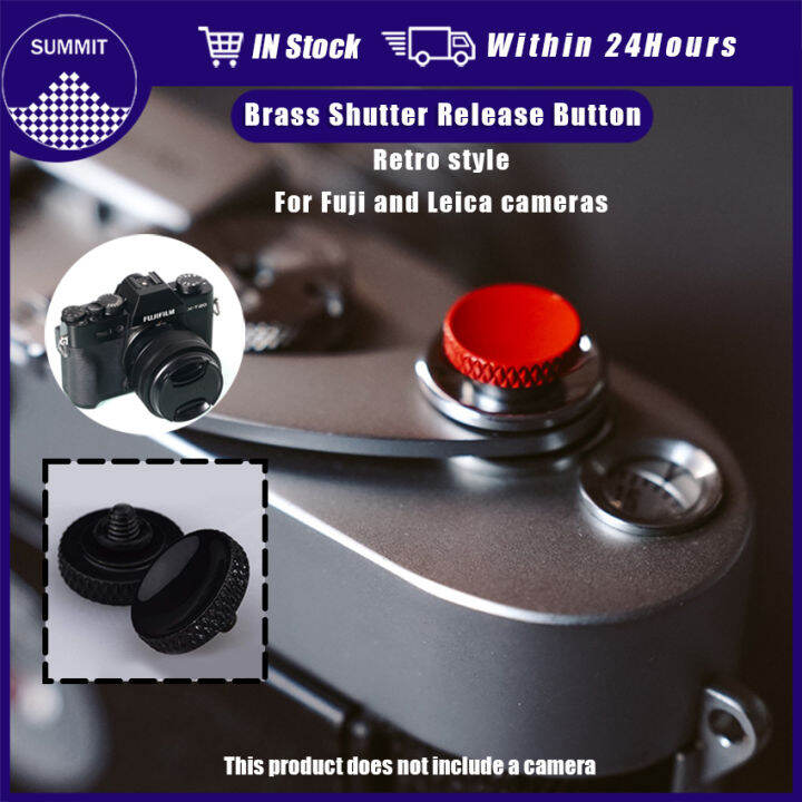 Soft SLR Camera Pure Copper Knurled Shutter Button Camera Shutter Release Button To Enhance ...