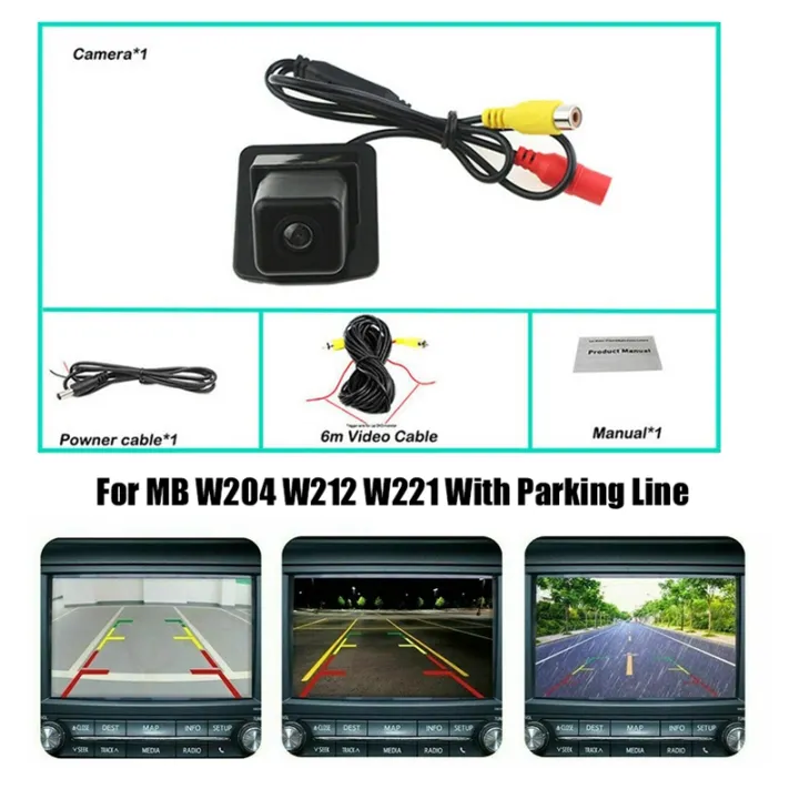 Backup Reverse Rear View Camera for Mercedes Benz W204 W212 W221 S ...