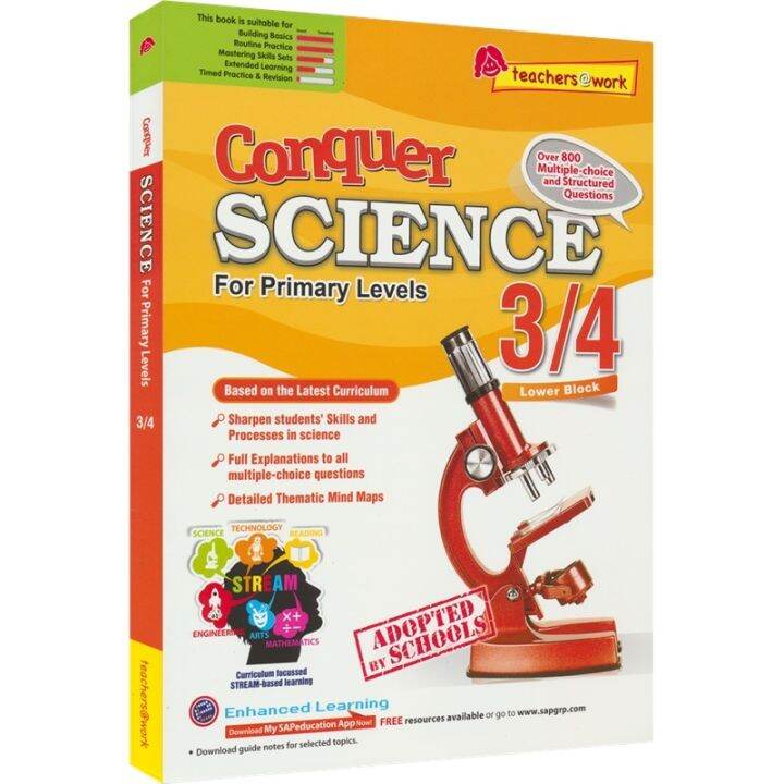 SAP Conquer Science For Primary Levels 3-4 | Lazada PH