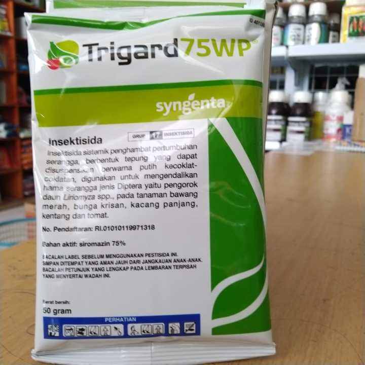 TRIGARD 75 wp 50gram siromazin 75 persen Insektisida racun kontak penghambat perkembangan khitin ...