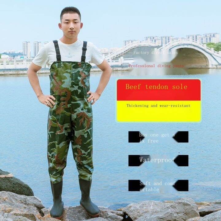 Seluar air hujan lelaki dan wanita separuh badan tahan pakai kasut ...