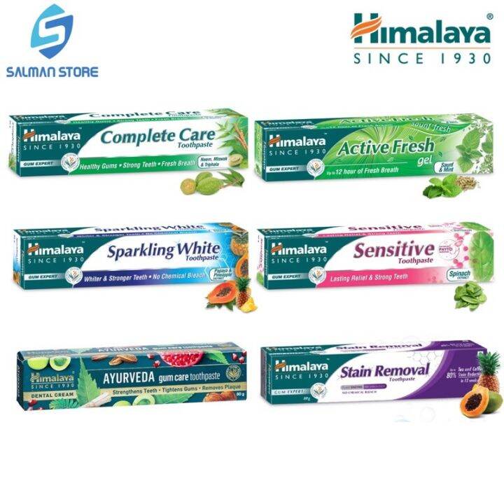 [OFFER]Himalaya Herbals Toothpaste 80g/150g | Ubat Gigi Himalaya | Lazada