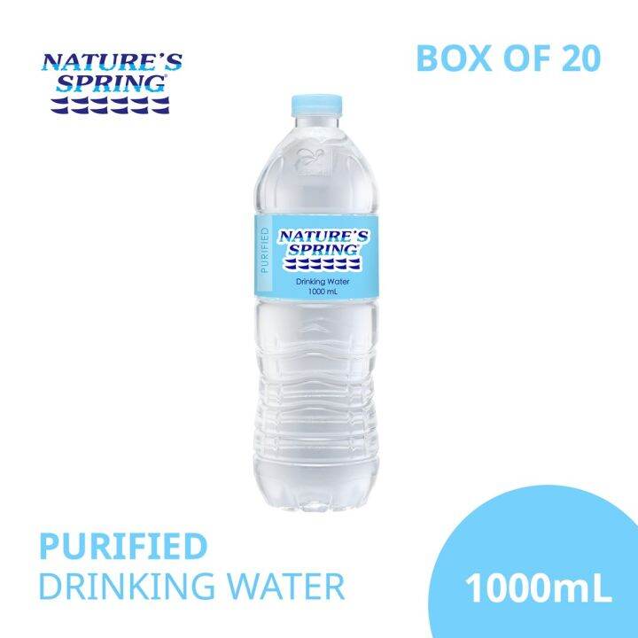 Nature's Spring Purified Water 1 Liter | Lazada PH