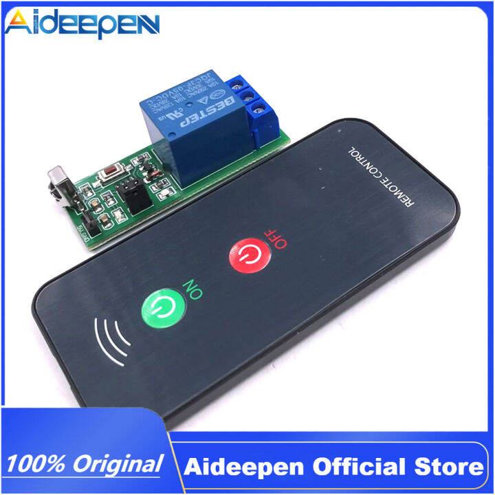 Official Aideepen 1 Channel 5V Relay Module Infrared Remote Control ...