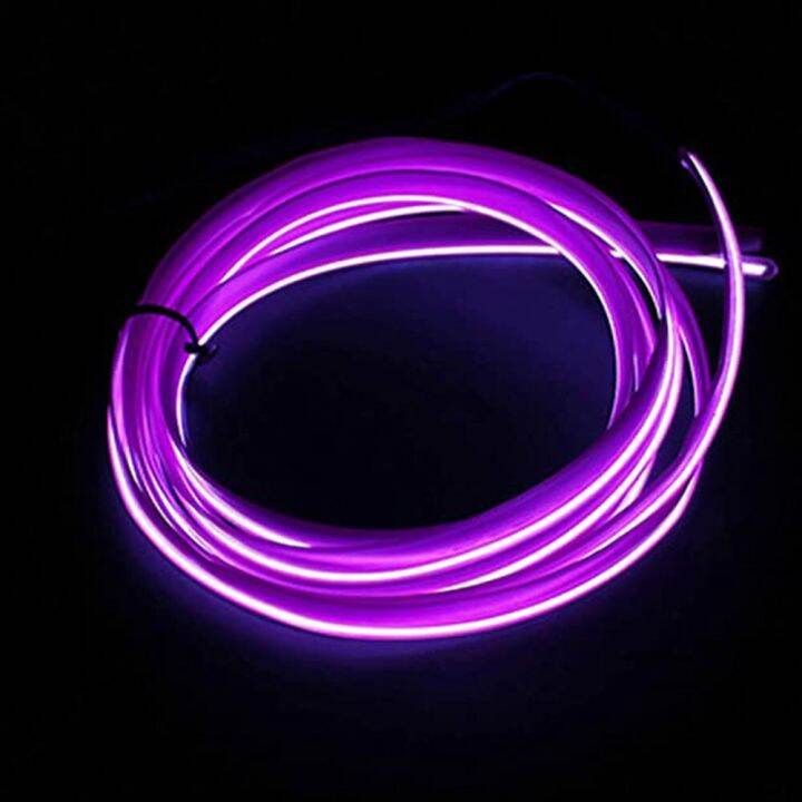 Strip Led 12V Car Interior Atmosphere Lighting Flexible El Wire Neno ...