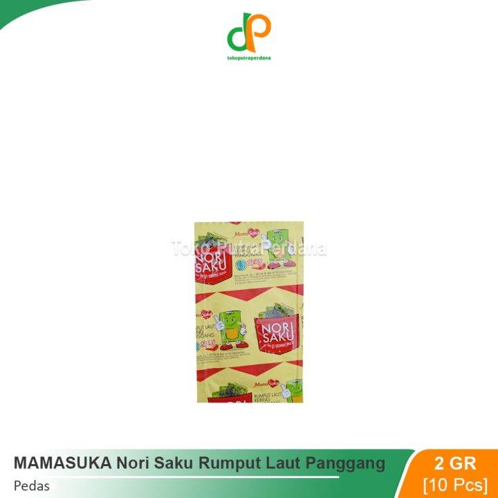 MAMASUKA Nori Saku Pedas 2gr (10 Pcs) | Lazada Indonesia