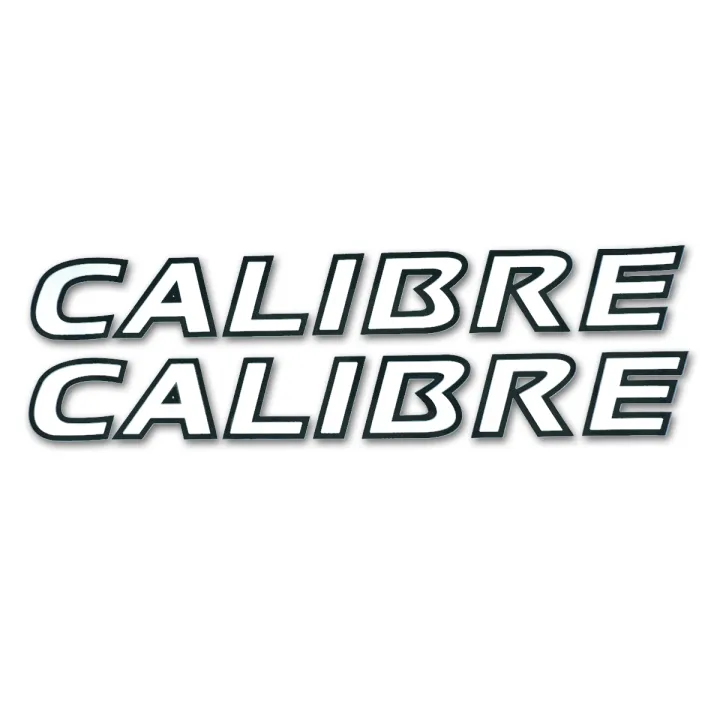 สติ๊กเกอร์ Sticker CALIBRE สี Silver, Black Frontier Navara Nissan 2, 4 ...