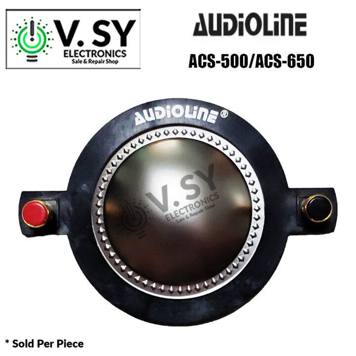 Original Audioline 73mm Voice Coil Assembly for ACS-500 ACS-650 ...