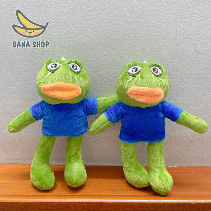 Gấu bông ếch xanh Pepe sad frog mini khóc nhè dành cho vozer | Lazada.vn