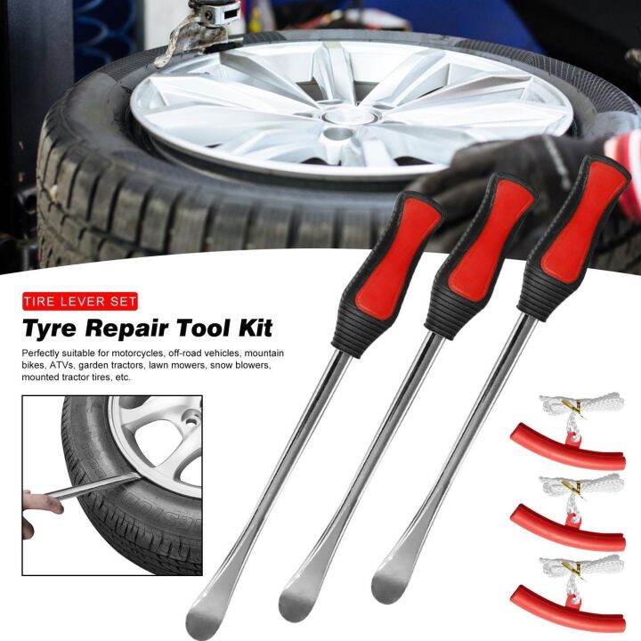 Auto Spoon Tire Kit Tire Changing Lever Tools Rim Protector Motorcycle ...