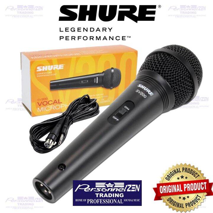 Shure Sv200 Vocal Microphone (ORIGINAL) | Lazada PH