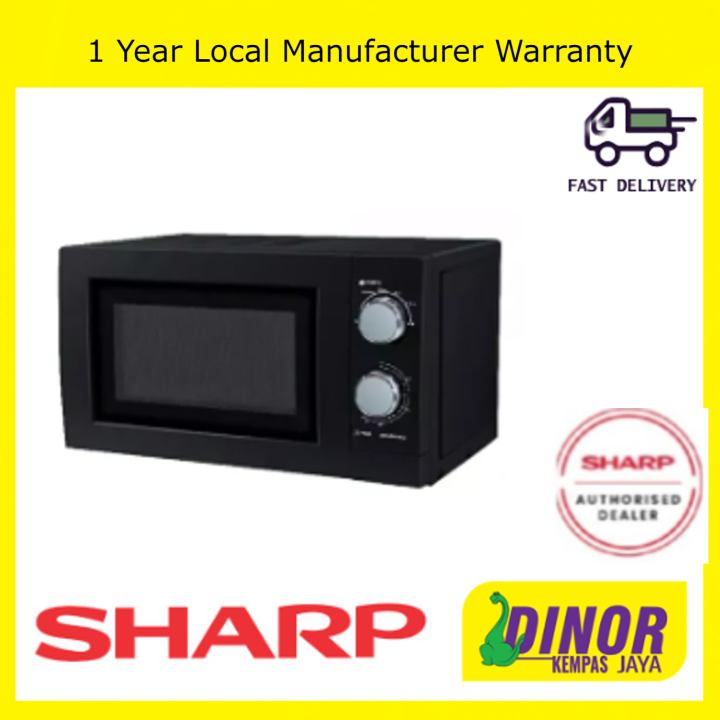 Sharp 800W Digital Microwave Oven R2021GK (20L & Black) | Lazada