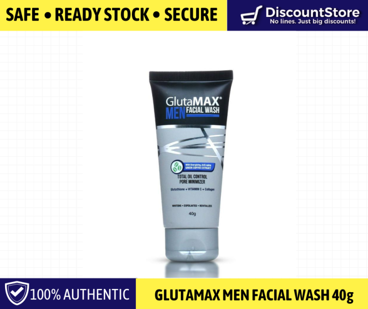 GLUTAMAX MEN FACIAL WASH 40g | Lazada PH