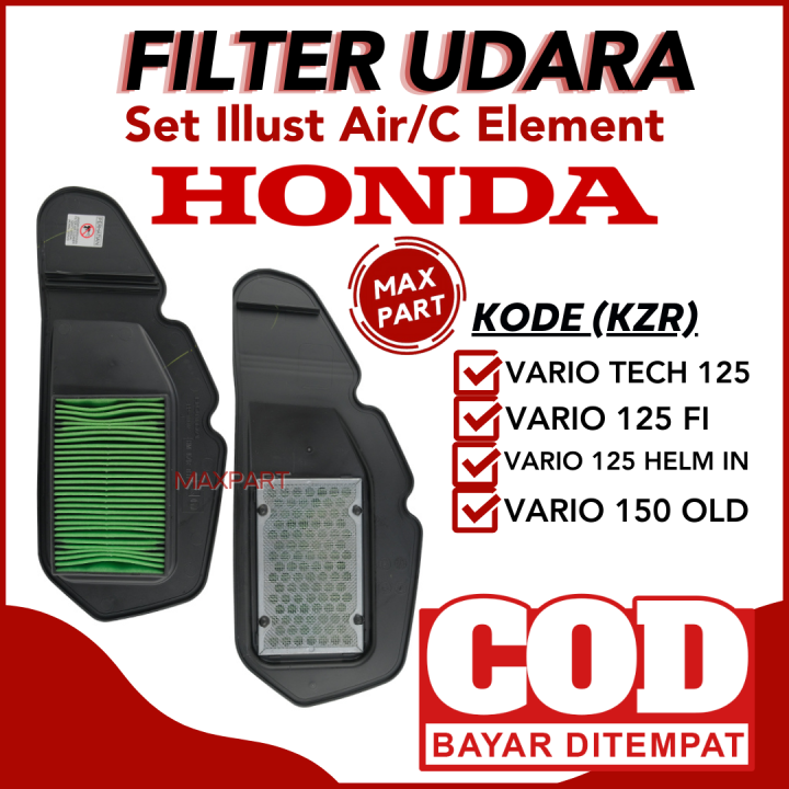 MAXPARTS FILTER UDARA KZR VARIO FI | Lazada Indonesia