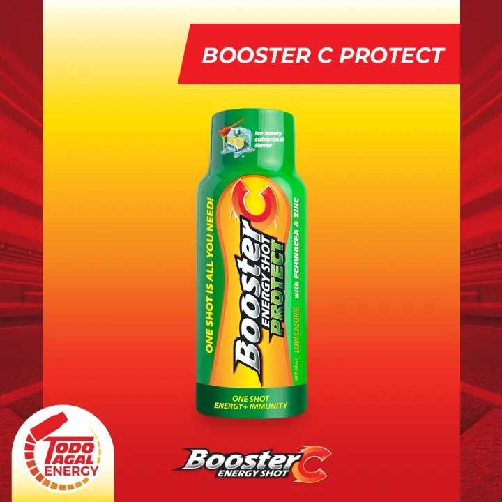 Booster C Energy Shot Protect Immunity Booster with Vitamins Zinc and ...