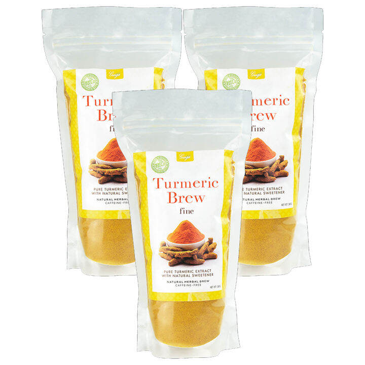 GINGA Turmeric Brew 3packs (360g per pack) | Lazada PH