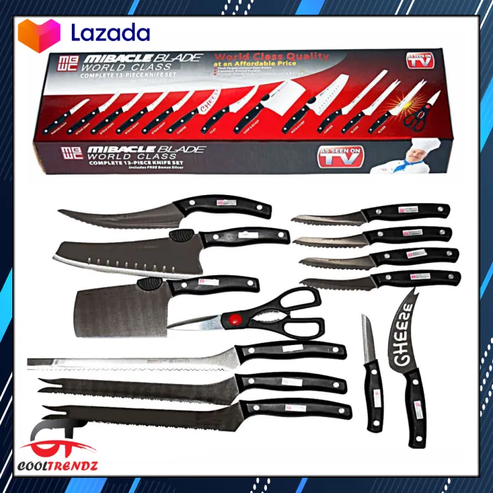 Miracle Blade World Class Complete 13Pieces Knife Set / CoolTrendz ...