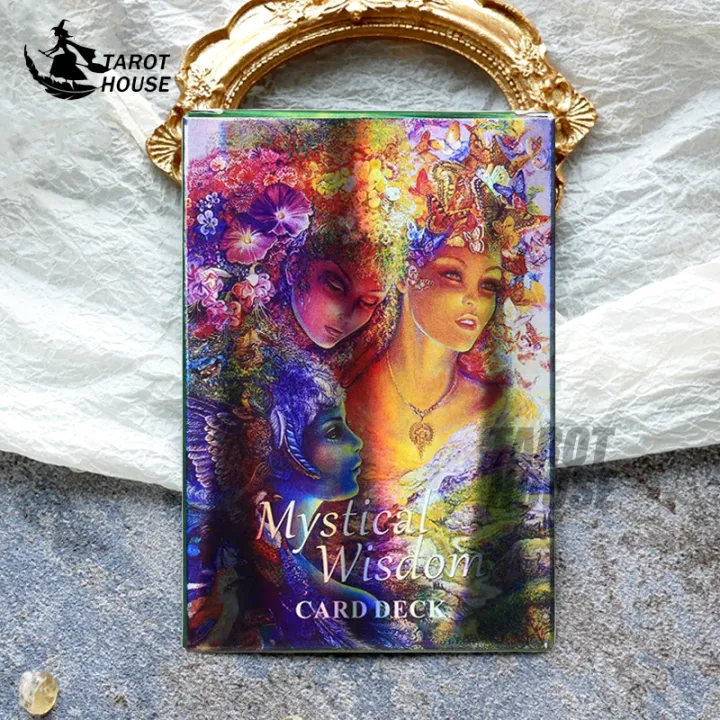 46 Sheets Mystical Wisdom Oracle Card Laser Version Tarot Deck With Guidebook Lovers Lazada Ph