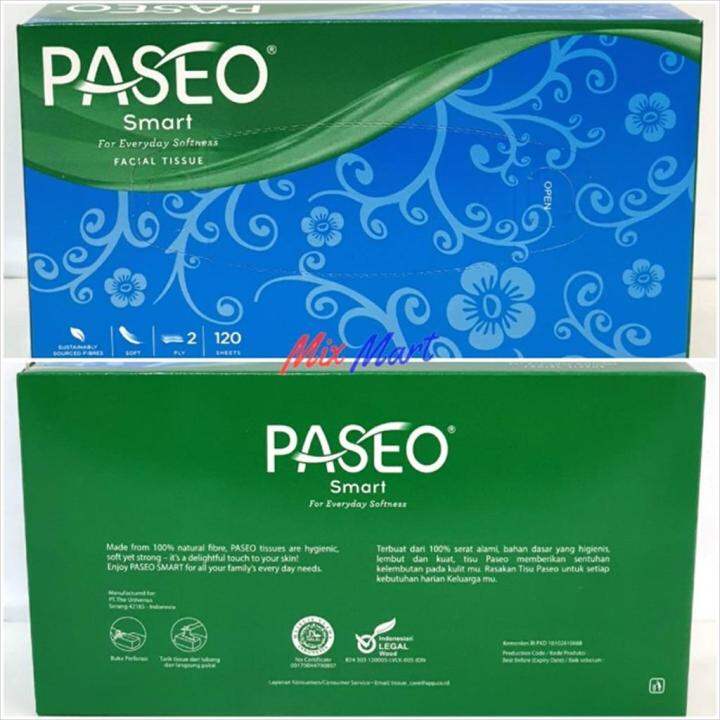Tissue Paseo Smart 120 sheet box 2 ply | Lazada Indonesia