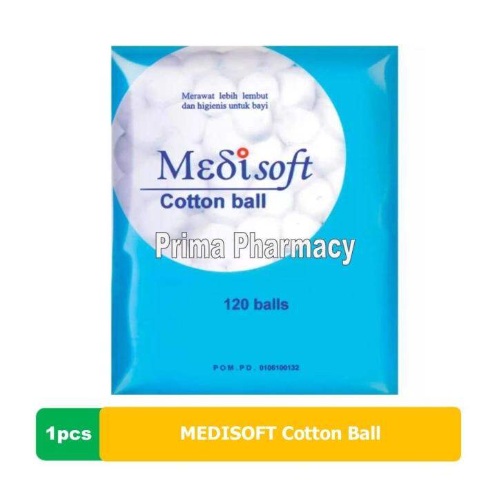 Medisoft Cotton Ball - Kapas BOLA MEREK MEDISOFT | Lazada Indonesia
