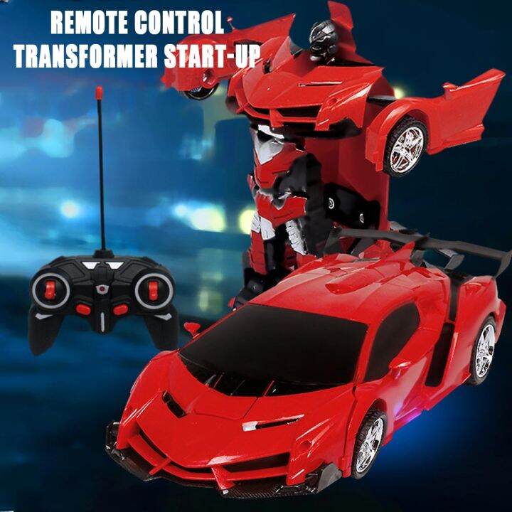 Remote Control Transformation Car 1:18 Robot Model Deformation Truck RC ...