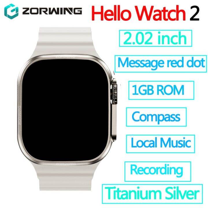 Hello Watch 2 Smart Watch 2.02 Inch H11 Ultra Upgrade Men Series 8 ...