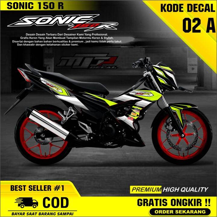 (BISA COD) Decal Sticker Sonic 150R full body - Dekal Stiker Striping ...