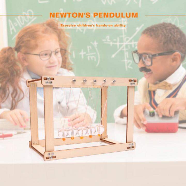 Rotation Perpetual Motion Swing Wooden Toy Newton Pendulum Production ...