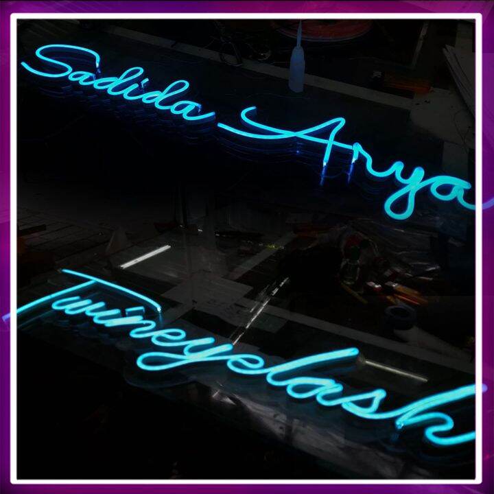 Neon Flex Design Custom Ukuran 30x70cm | Lazada Indonesia