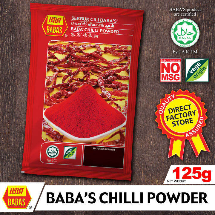 BABA'S CHILLI POWDER 125G | Lazada