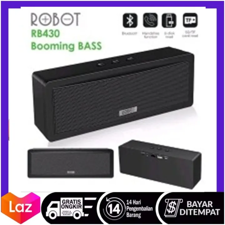 Speaker Robot RB430 Portable Bluetooth Spiker RB-430 Original | Lazada ...