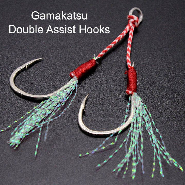 Anh Gamakatsu Assist Hook Double Hook for Mirco Jig Light Jigs Jigging ...