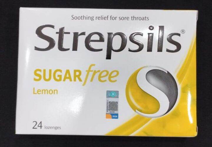 Strepsils Sugar Free Lemon 24s | Lazada