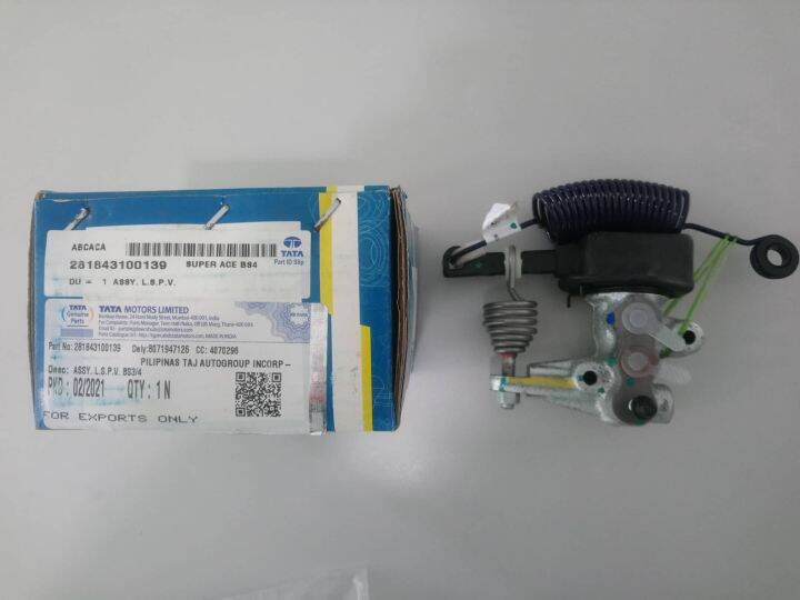 ASSY LSPV (LOAD SENSING PROPORTIONING VALVE) Tata SUPER ACE MINT DLS 1 ...