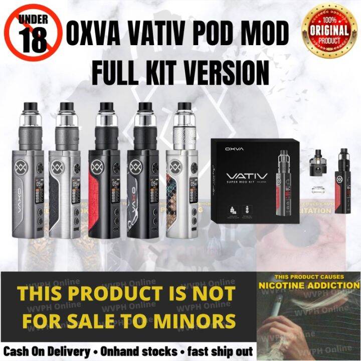 HOT SELL • AUTHENTIC OXVA VATIV SUPERMOD Full Kit Version | Lazada PH