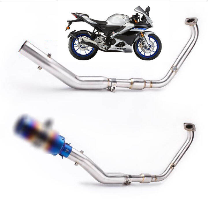 REYGEAK For YAMAHA R15 v4 R15M 51mm Pipes Elbow with Sensor and ...