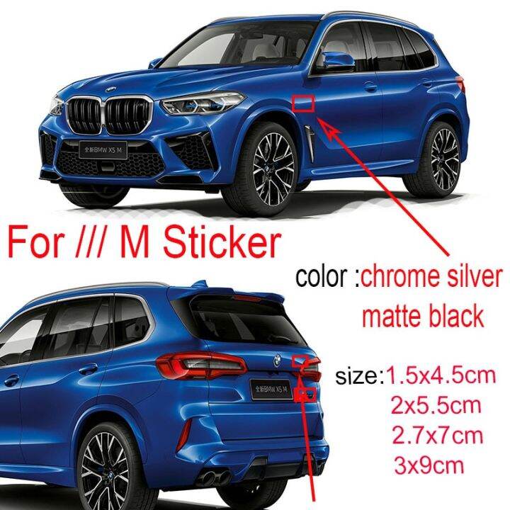 Car Emblems Badges Fender Trunk Stickers Logo For Bmw M 1 3 5 6 7 X1 X3 ...