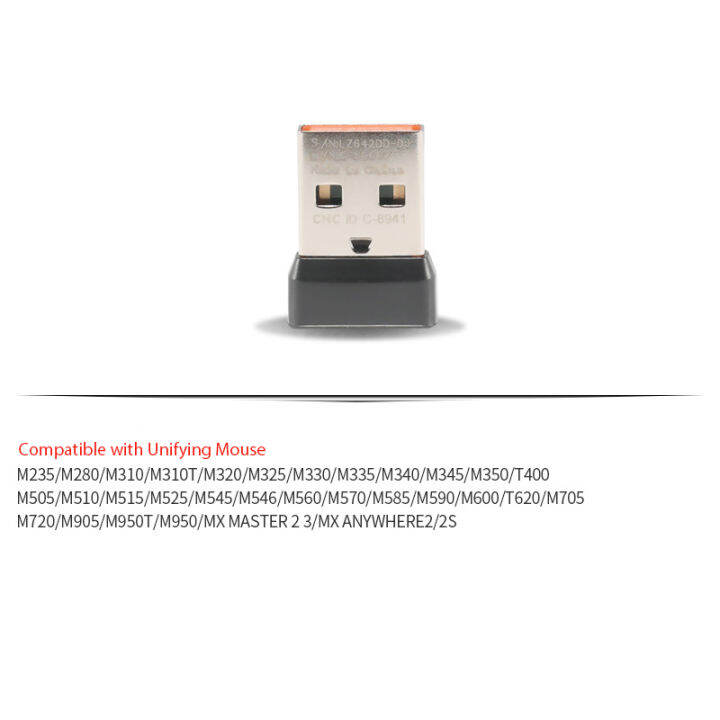 toushanasd Wireless Dongle Receiver Unifying USB Adapter for Logitech ...