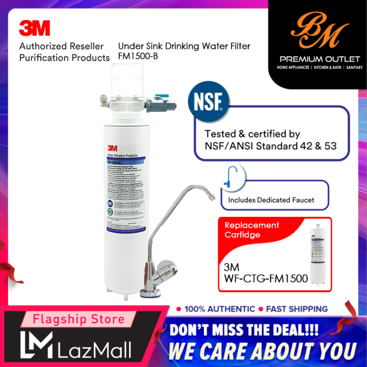 3M FM1500 B Under Sink Water Filter - 3M Water Filter / Indoor Water ...