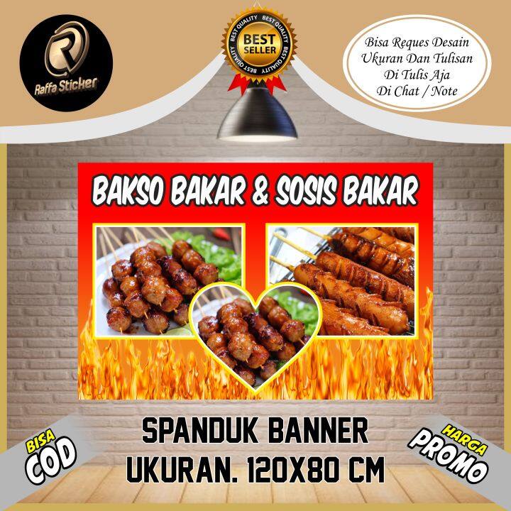 Spanduk Banner Backdrop Bakso&Sosis Bakar Spanduk Bakso&Sosis Bakar ...