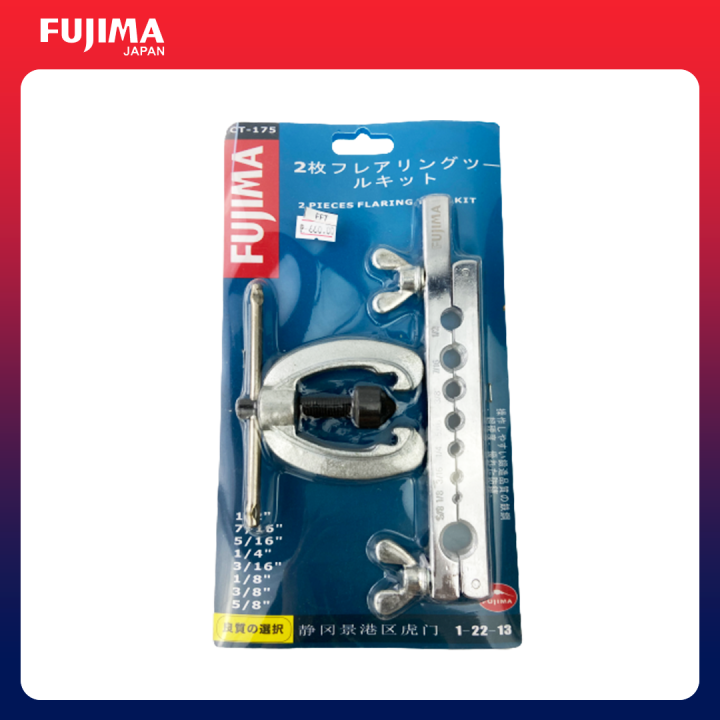 Fujima 2 piece Flaring Tool Kit (1/2", 7/16", 5/16", 1/4", 3/16", 1/8 ...