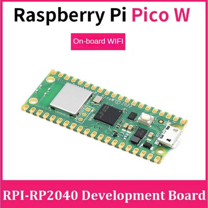 For Raspberry Pi Pico W Board with Wireless WIFI Module RP2040 Development Board Supports Micro ...