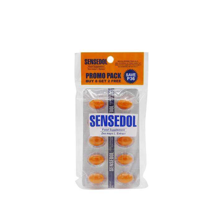 Sensedol 8 + 2 Capsule | Lazada PH